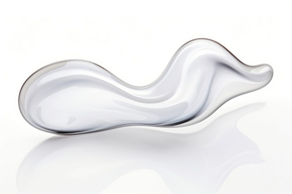 Fluid liquid shape white white | Premium Photo - rawpixel