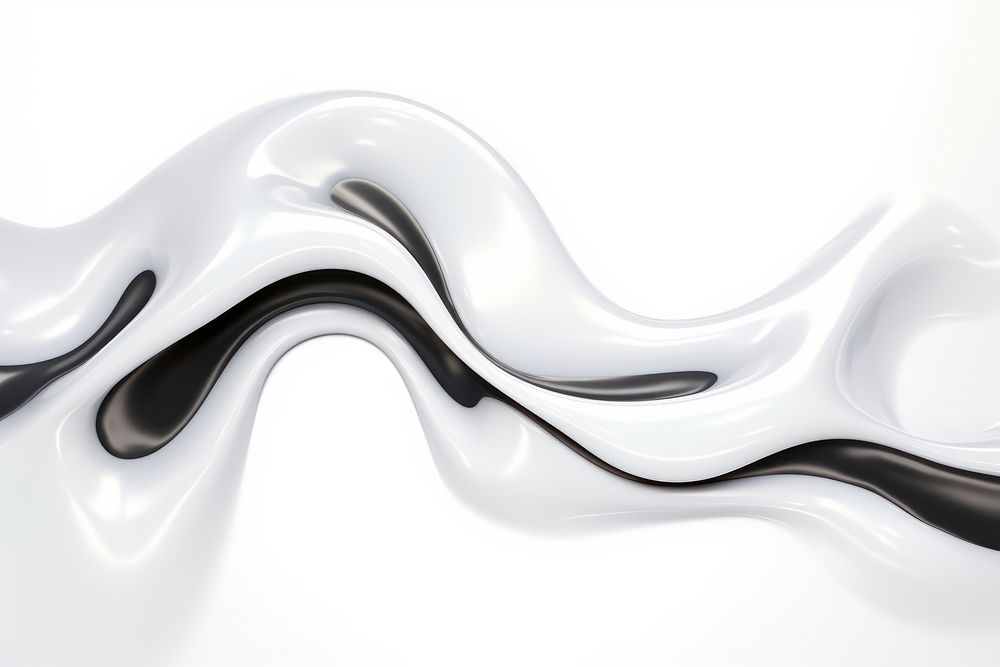 Fluid liquid shape white backgrounds | Premium Photo - rawpixel