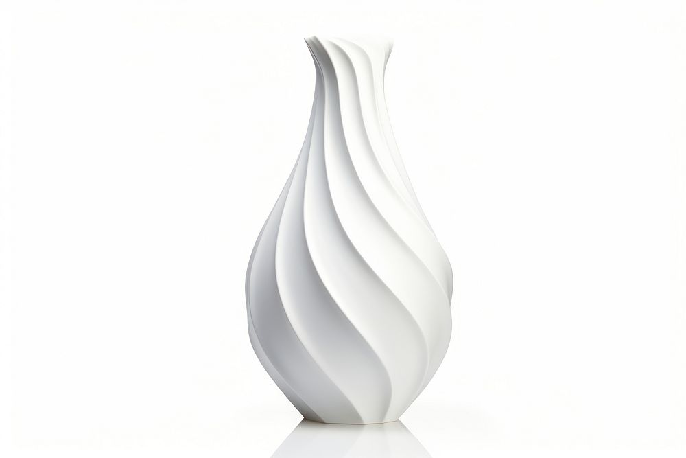 Modern vase white simplicity porcelain | Free Photo - rawpixel