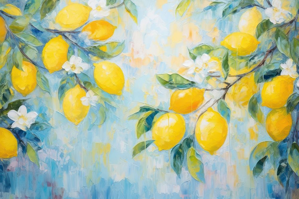 Abstract lemon pattern painting backgrounds | Free Photo Illustration - rawpixel