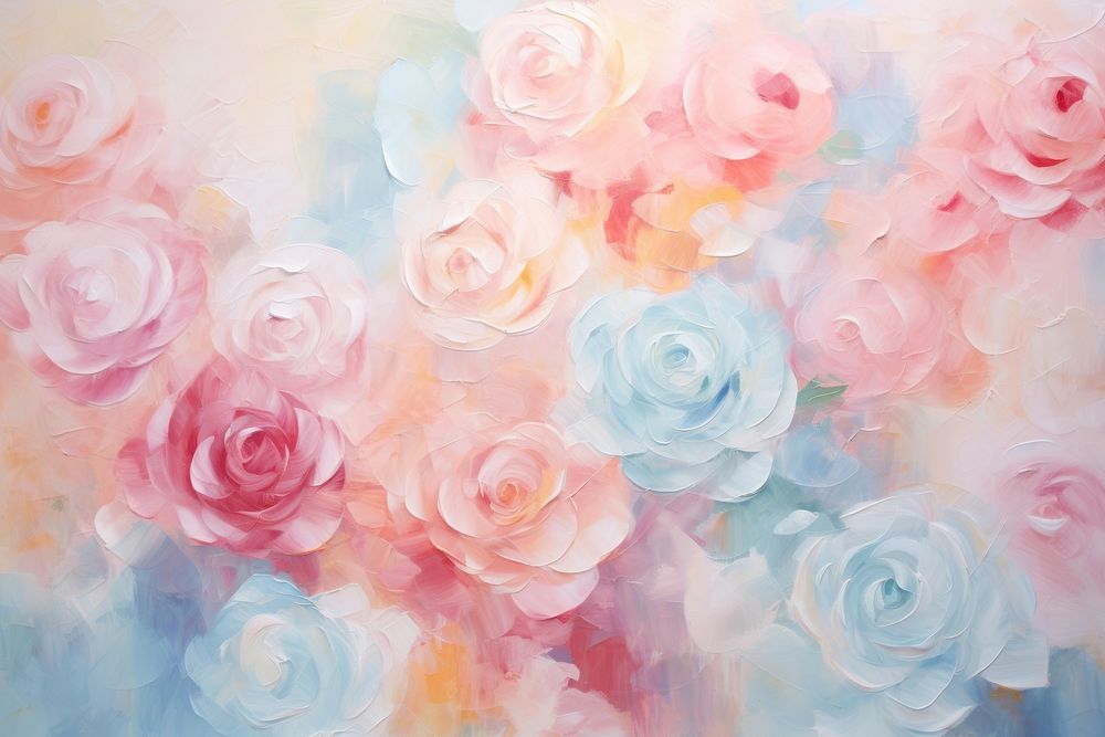 Abstract roses pattern painting backgrounds | Premium Photo ...