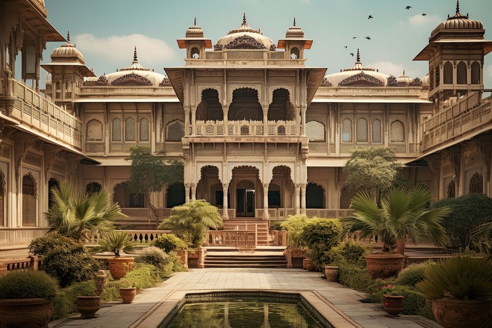 Palace architecture building landmark. | Free Photo - rawpixel