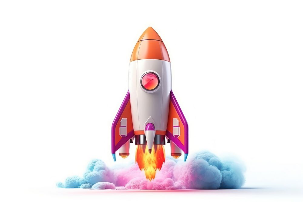 Rocket aircraft vehicle transportation. | Premium Photo Illustration ...