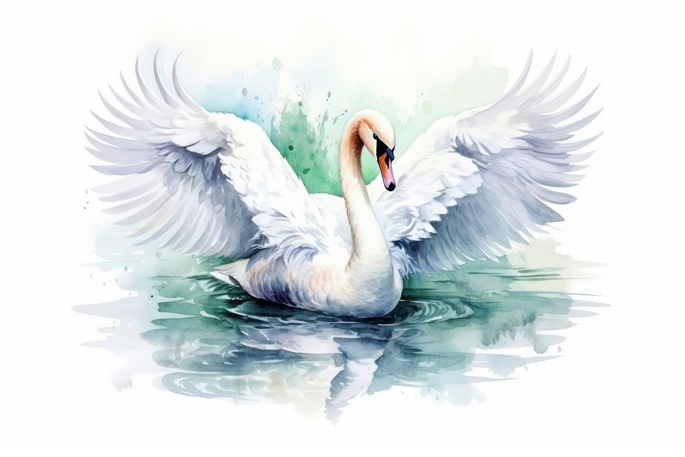 Swan full body animal white | Free Photo Illustration - rawpixel