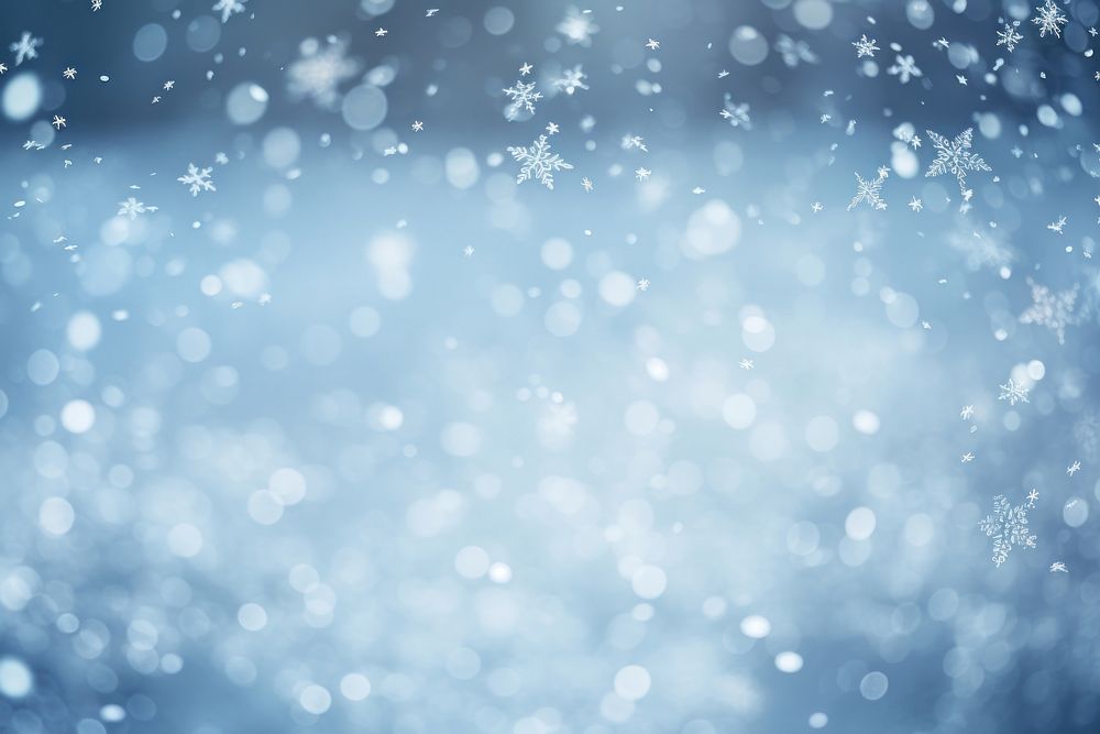 Bokeh snow backgrounds snowflake. AI | Free Photo - rawpixel