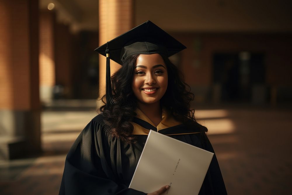 South indian girl celebrating graduation | Free Photo - rawpixel