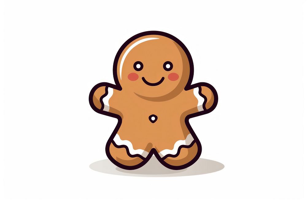 Gingerbread cartoon clipart cookie face | Free Photo Illustration ...