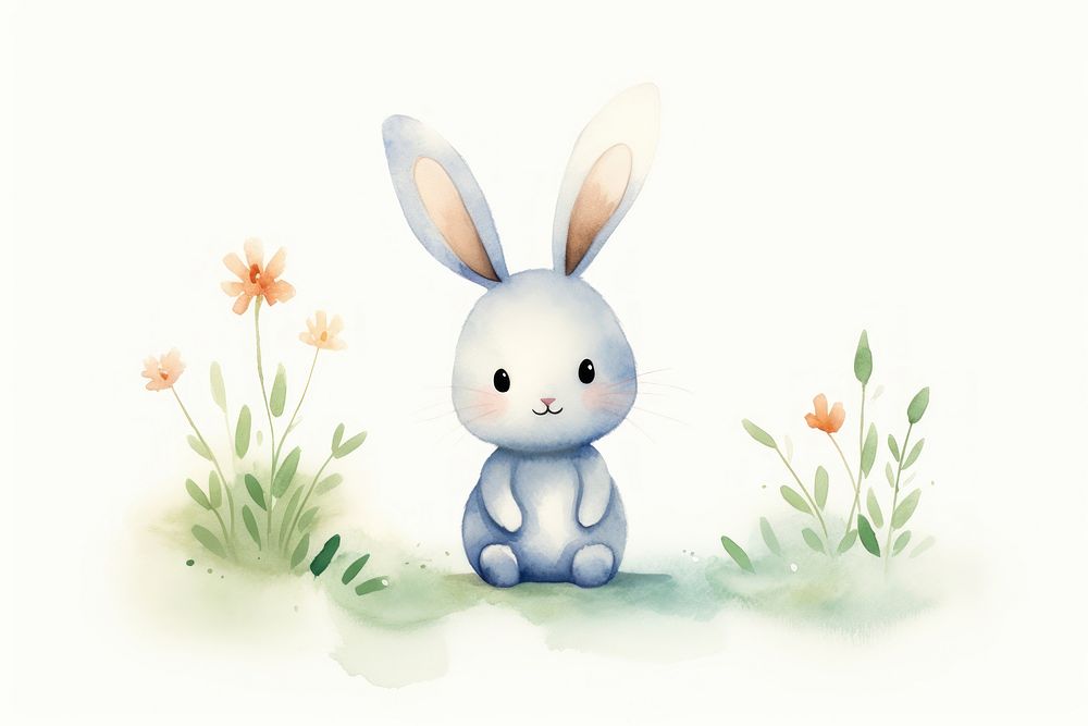 Rabbit animal mammal nature. | Free Photo Illustration - rawpixel