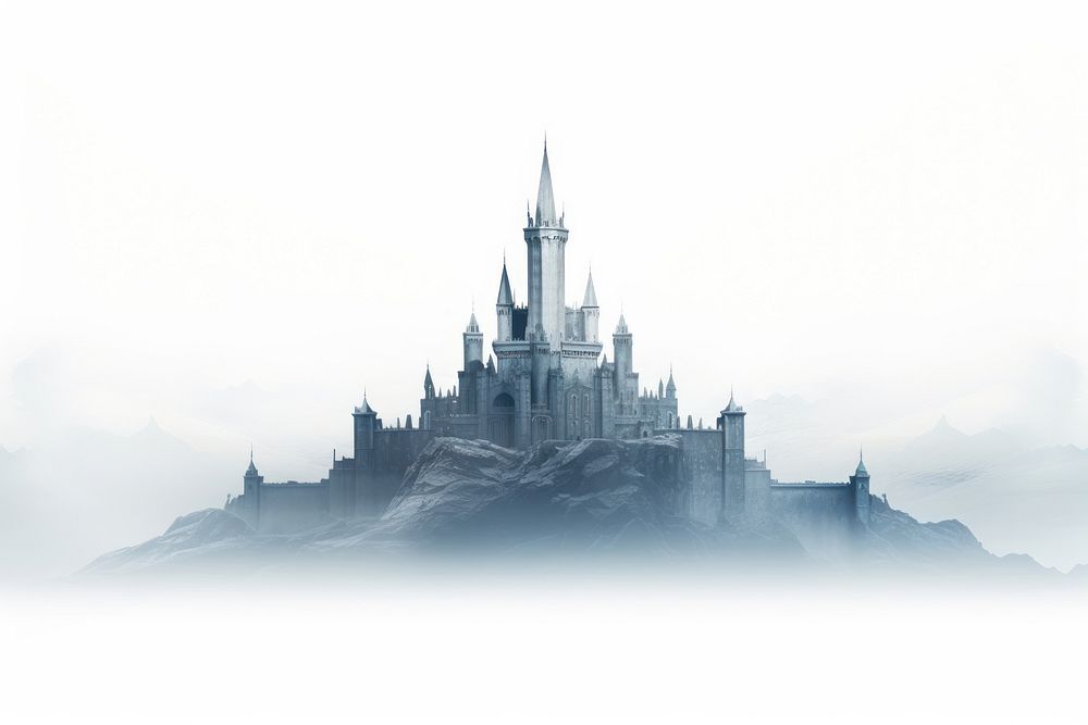 Fantasy frozen castle architecture building | Free Photo Illustration ...