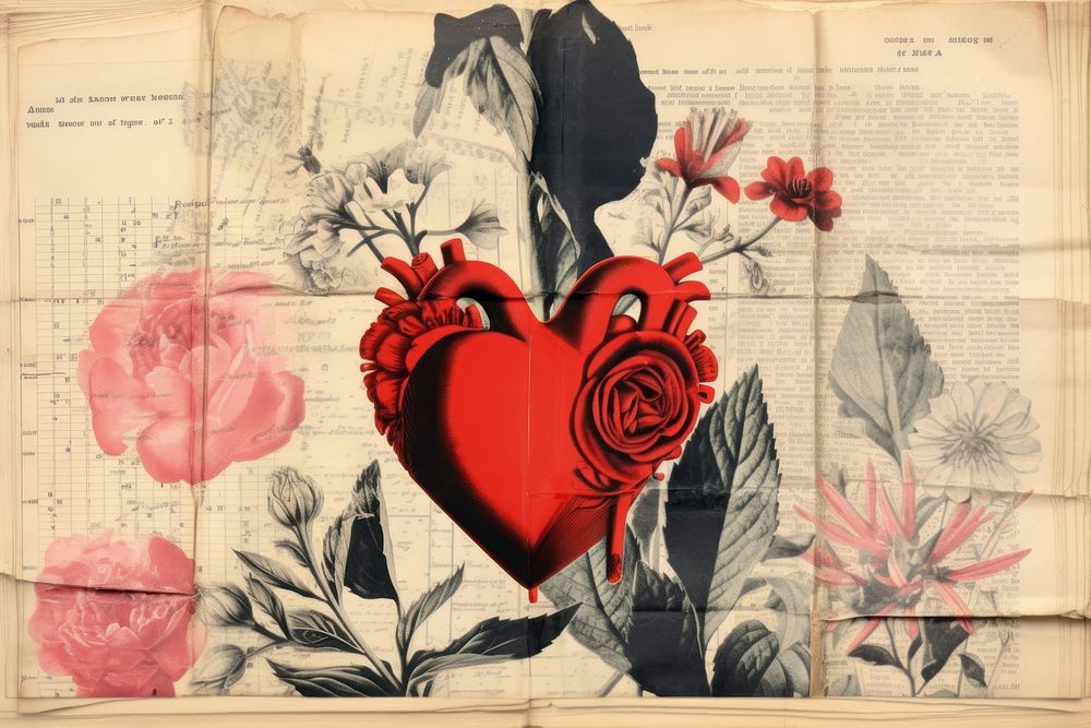Heart paper valentine's day creativity. | Premium Photo Illustration ...