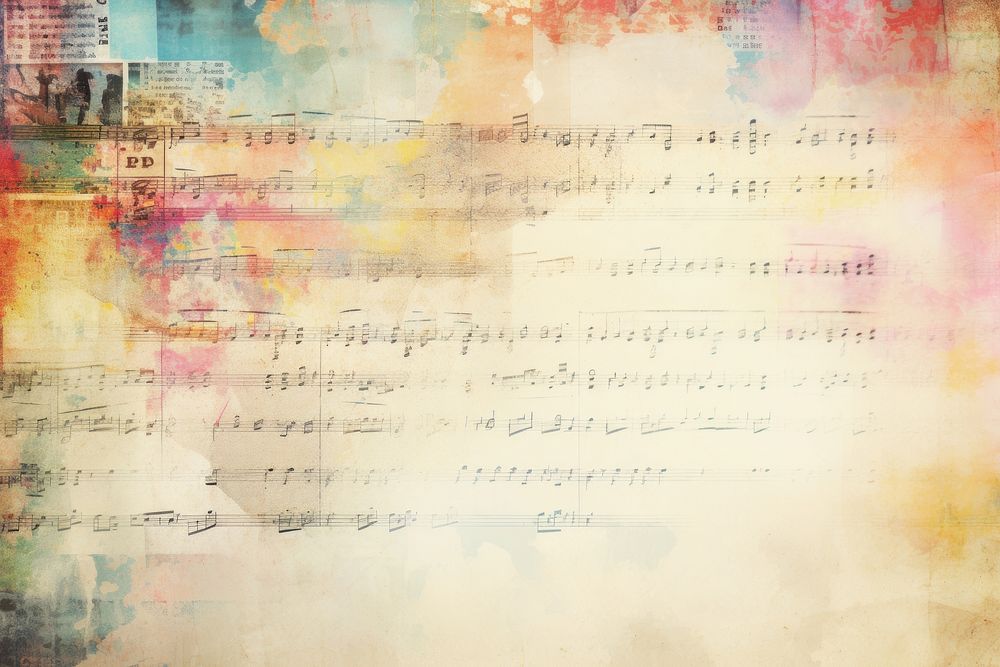 Music note backgrounds paper text. | Free Photo Illustration - rawpixel