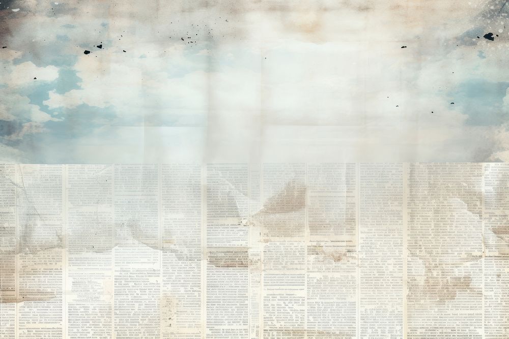 Sky newspaper backgrounds weathered. | Premium Photo Illustration ...