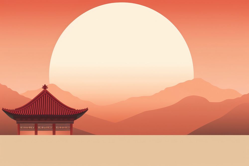 Chinese background landscape outdoors nature. | Free Photo Illustration ...