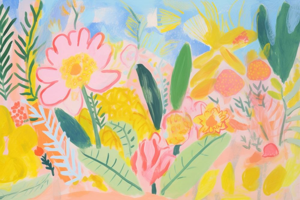 Daisy art painting abstract. AI | Premium Photo Illustration - rawpixel