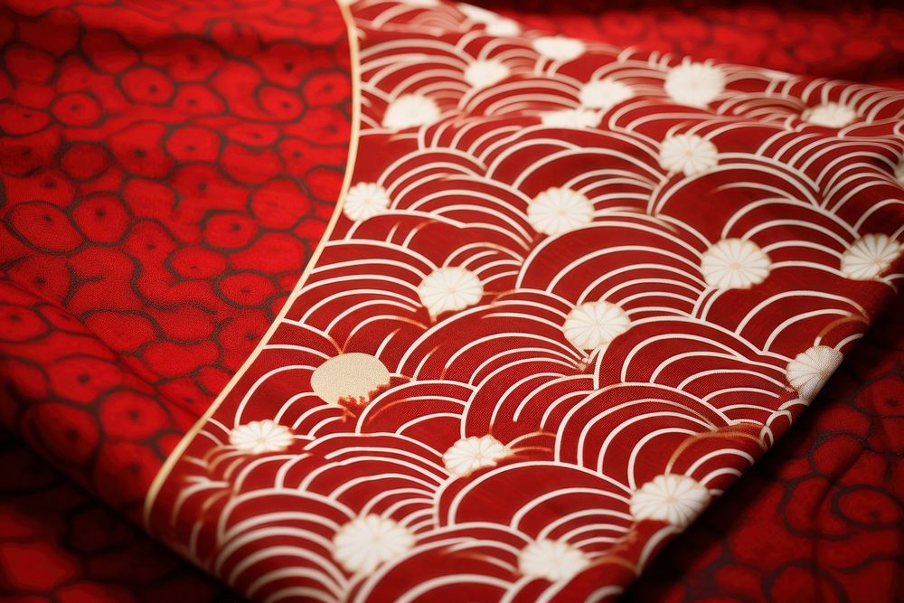 Kimono pattern backgrounds red quilting. | Free Photo - rawpixel