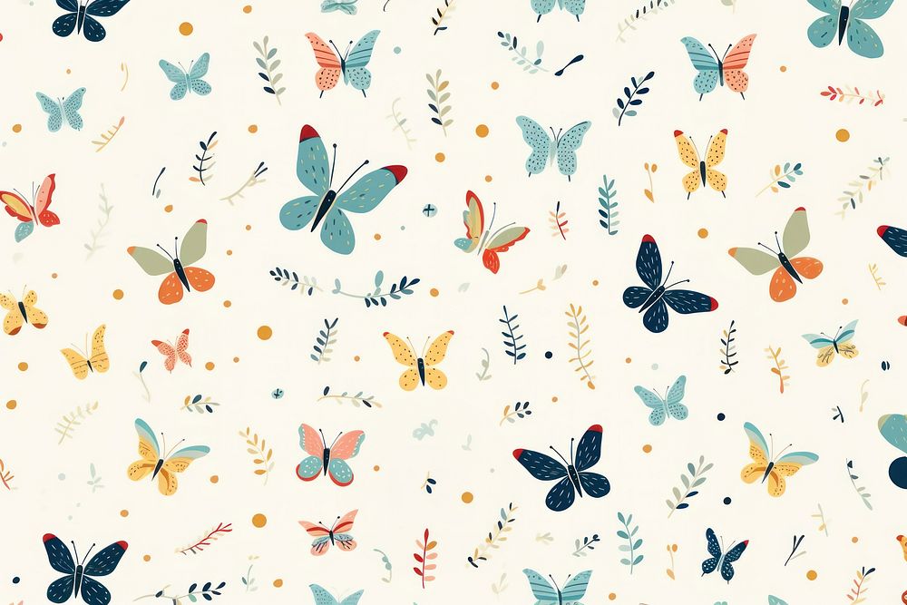 Butterfly pattern backgrounds wallpaper. AI | Free Photo Illustration - rawpixel