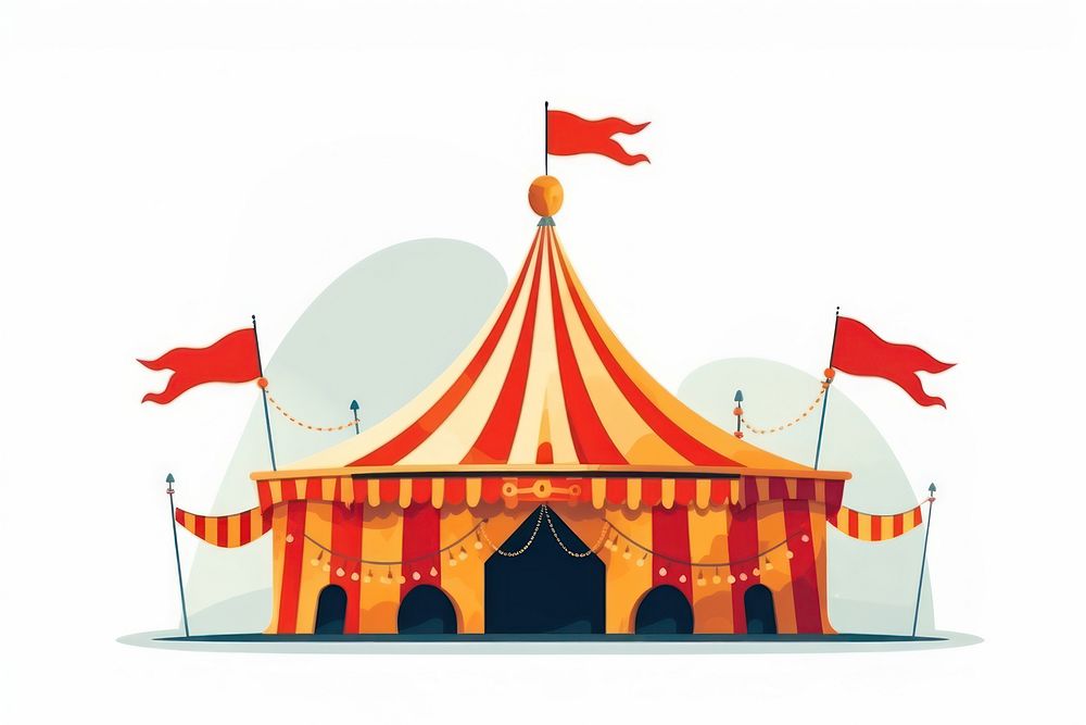 Circus show flag architecture celebration. | Premium Photo Illustration ...