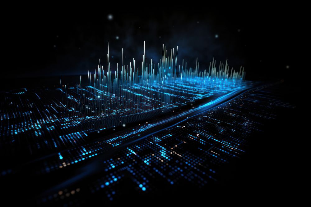 Data backgrounds technology light. AI | Free Photo Illustration - rawpixel