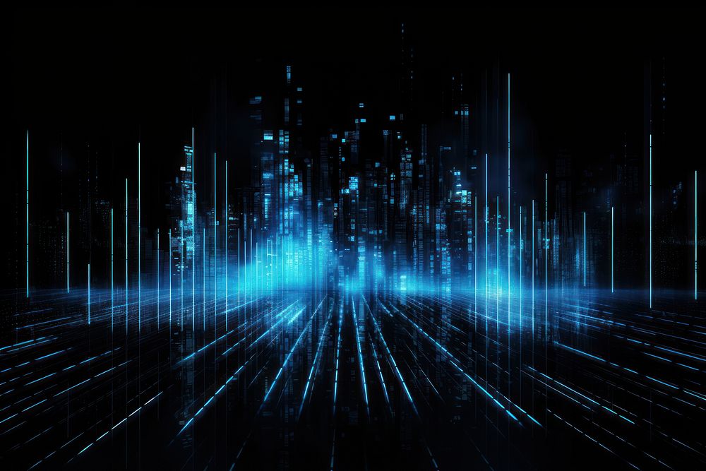 Data light backgrounds technology. AI | Free Photo Illustration - rawpixel