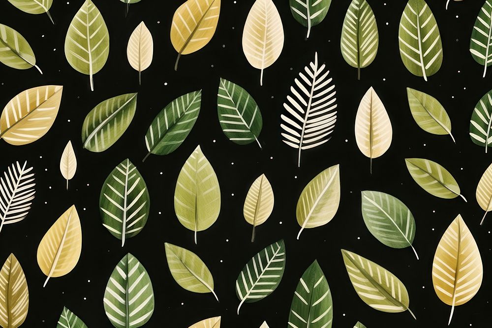 Leaf pattern backgrounds plant. AI | Free Photo Illustration - rawpixel