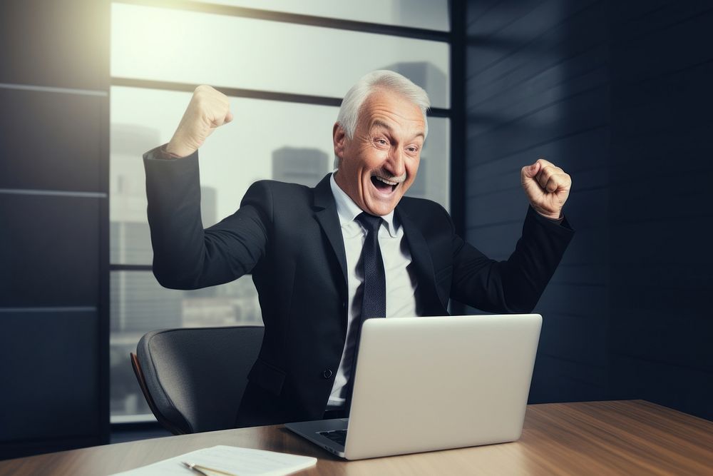 Laptop shouting computer office. AI | Premium Photo - rawpixel