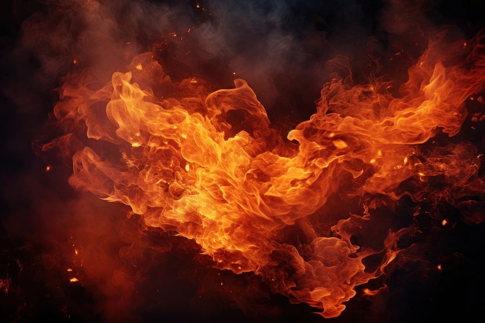 Burning backgrounds burning bonfire. AI | Free Photo - rawpixel
