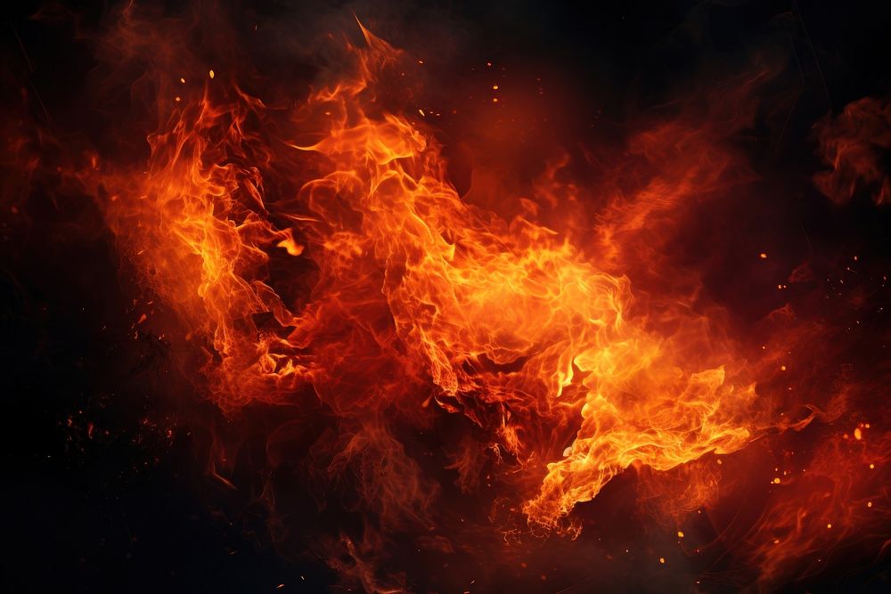 Burning backgrounds burning bonfire. AI | Free Photo - rawpixel