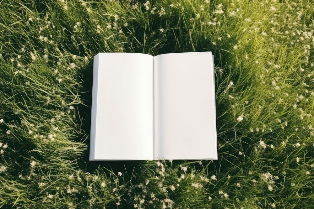 Book grass publication plant. AI | Free Photo - rawpixel