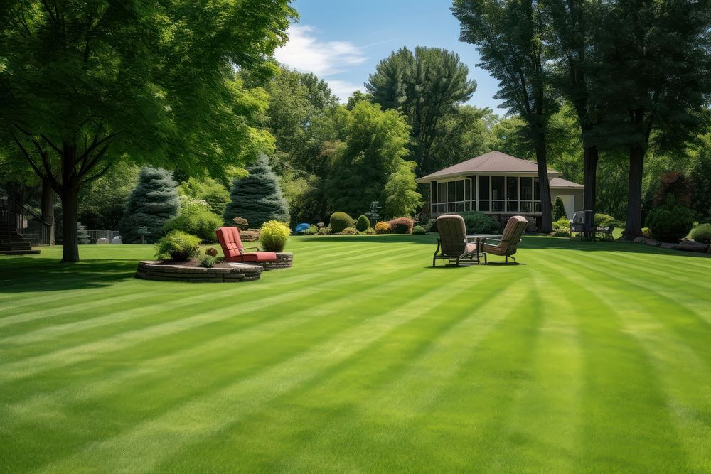 Perfect green lawn backyard outdoors | Premium Photo - rawpixel