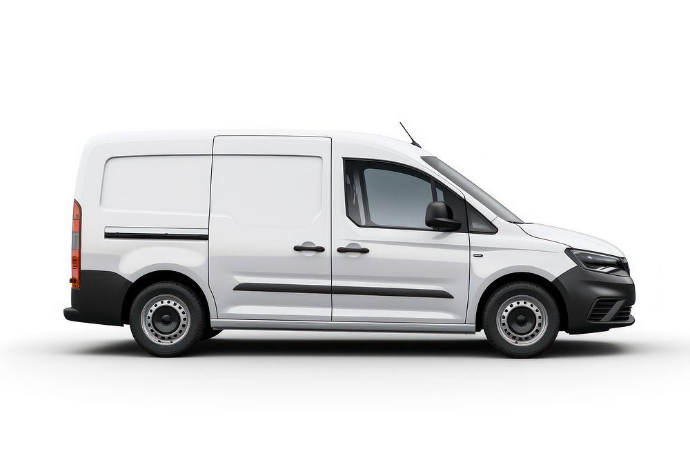 White delivery car mockup vehicle | Free Photo - rawpixel