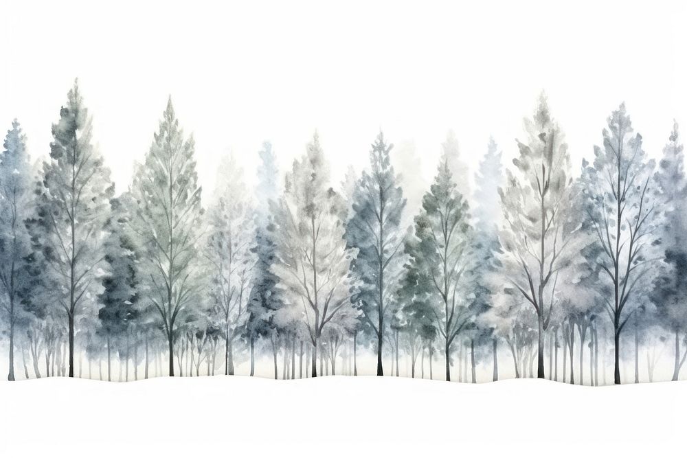 Winter forest backgrounds landscape outdoors. | Premium Photo ...