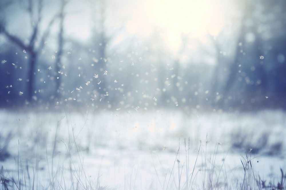 Snowflakes backgrounds landscape outdoors. AI | Premium Photo - rawpixel