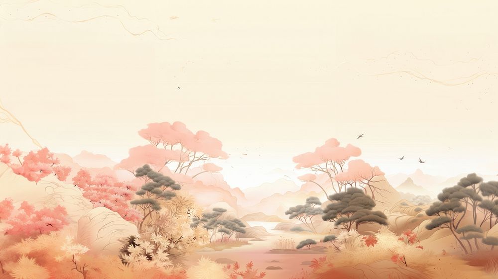 Chinese forest backgrounds outdoors nature. | Premium Photo ...