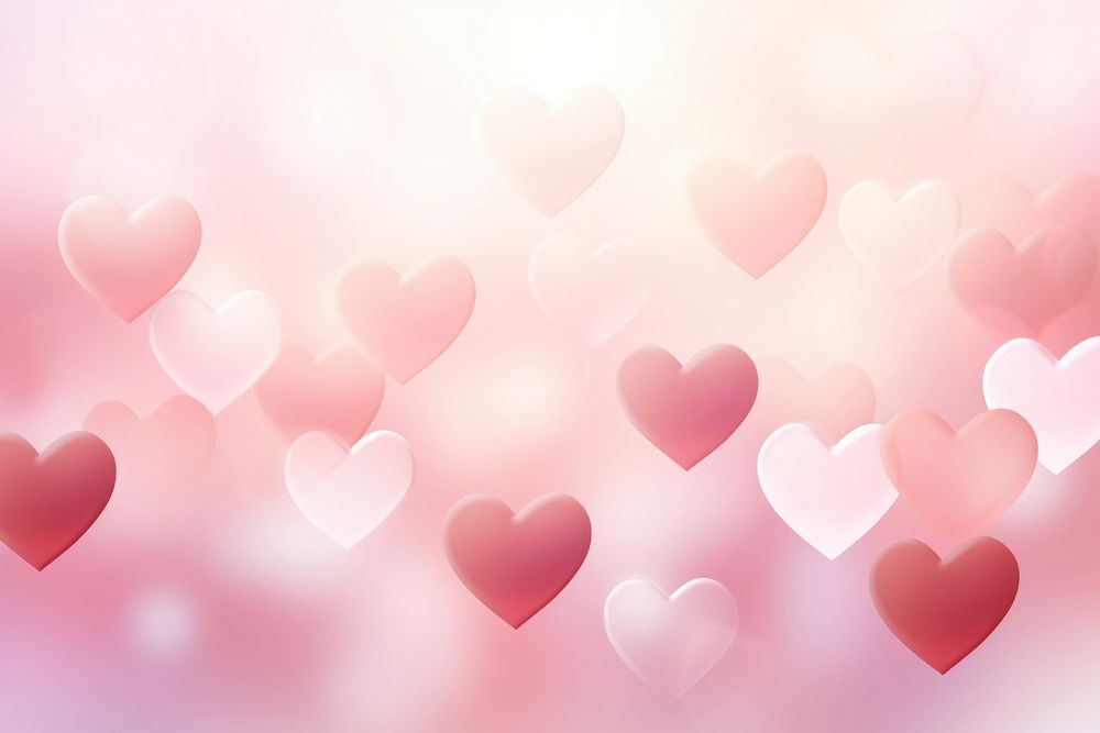 Heart shape backgrounds red celebration. | Free Photo Illustration ...