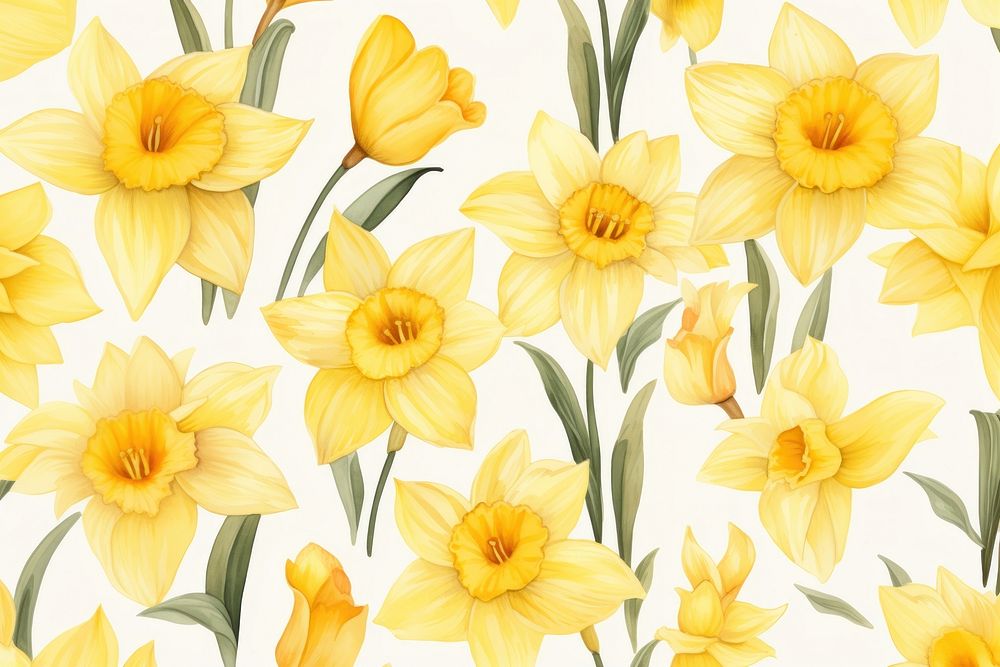 Daffodil daffodil backgrounds wallpaper. AI | Free Photo Illustration ...
