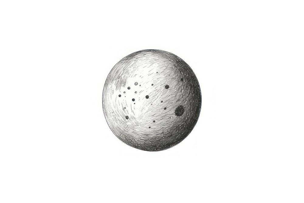 Full moon sphere white background | Premium Photo Illustration - rawpixel