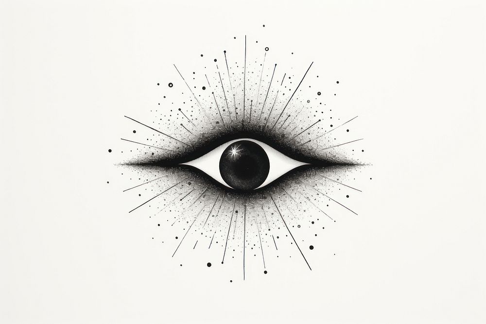 Third eye drawing sketch line. | Free Photo Illustration - rawpixel
