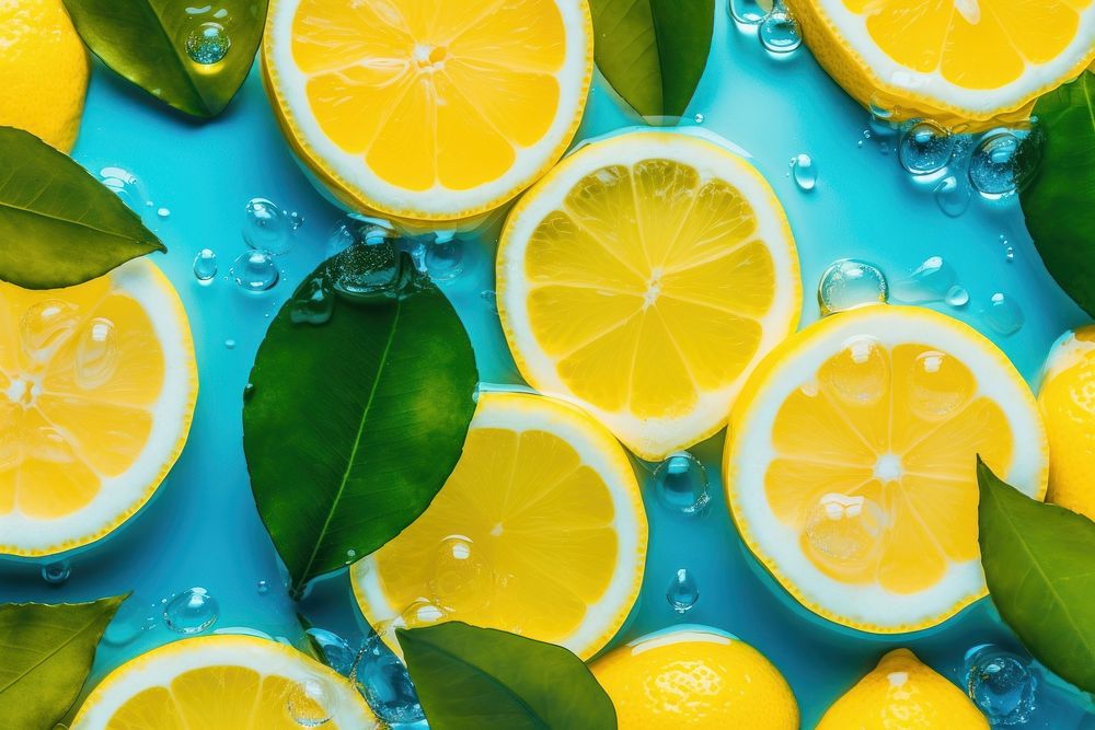 Lemons bright background backgrounds fruit | Free Photo - rawpixel