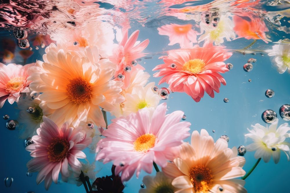 Summer flowers underwater outdoors nature. | Free Photo - rawpixel