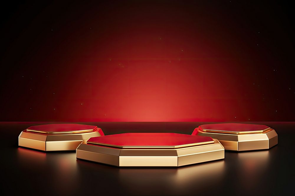 Stage showcase night stage gold. | Free Photo Illustration - rawpixel