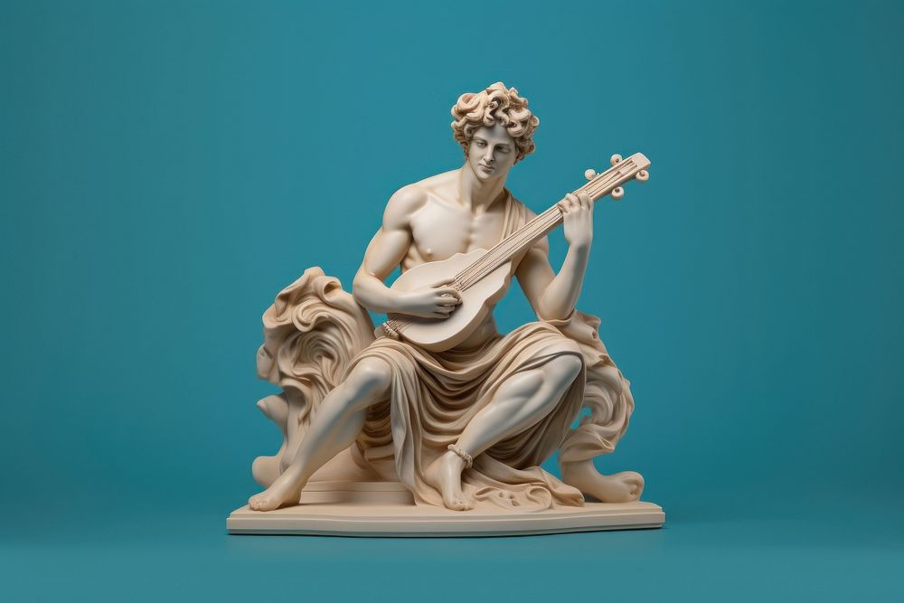 Musical instrument sculpture figurine statue. | Premium Photo - rawpixel