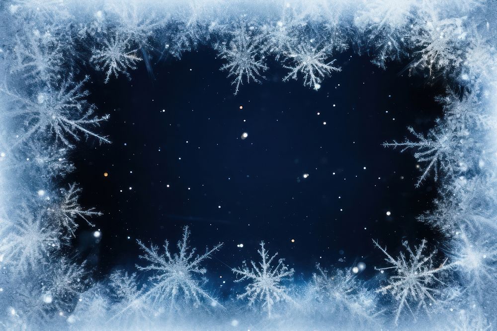 Icy frost crystal border backgrounds | Premium Photo - rawpixel