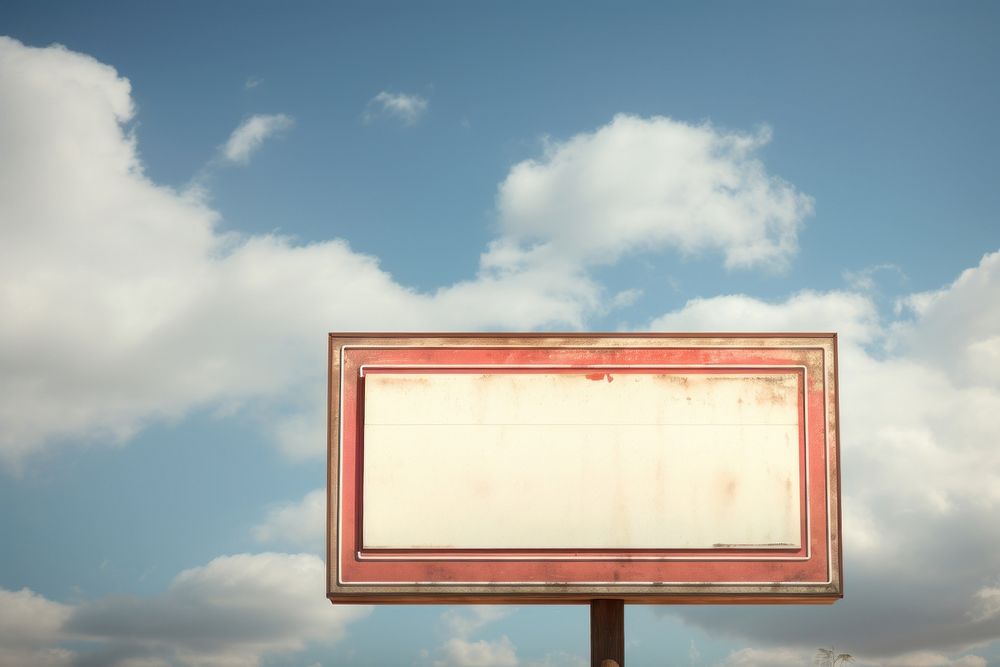 Blank vintage sign billboard outdoors | Premium Photo - rawpixel