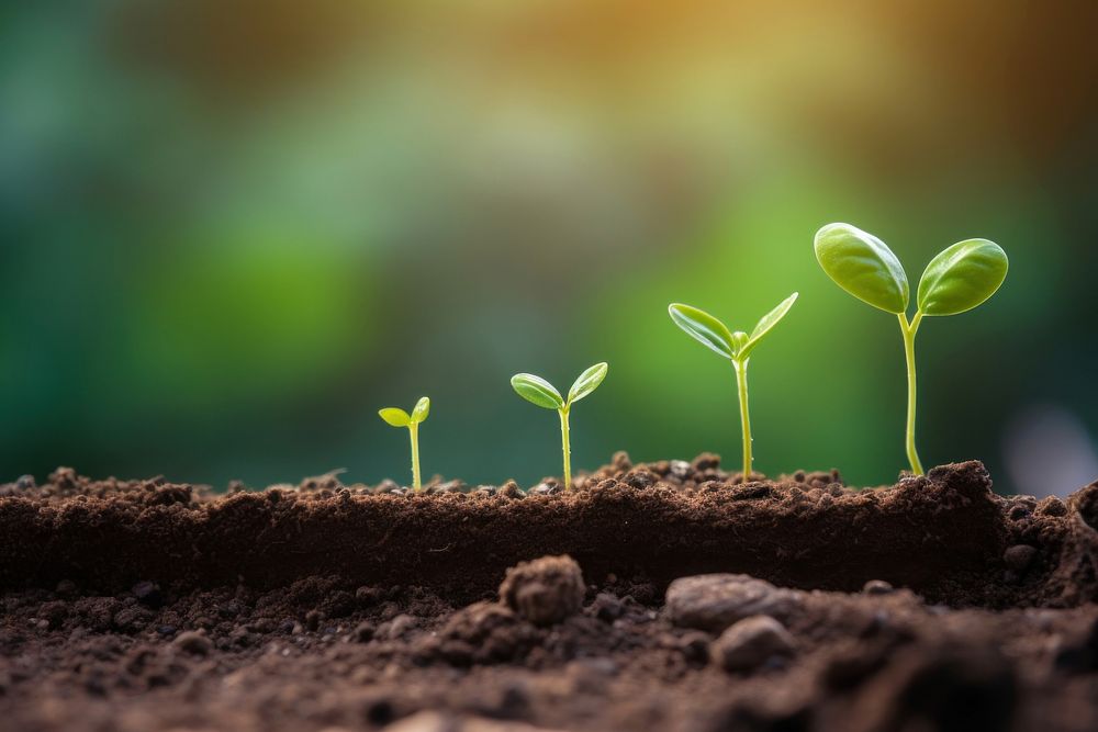Plant soil seedling growth. | Premium Photo - rawpixel