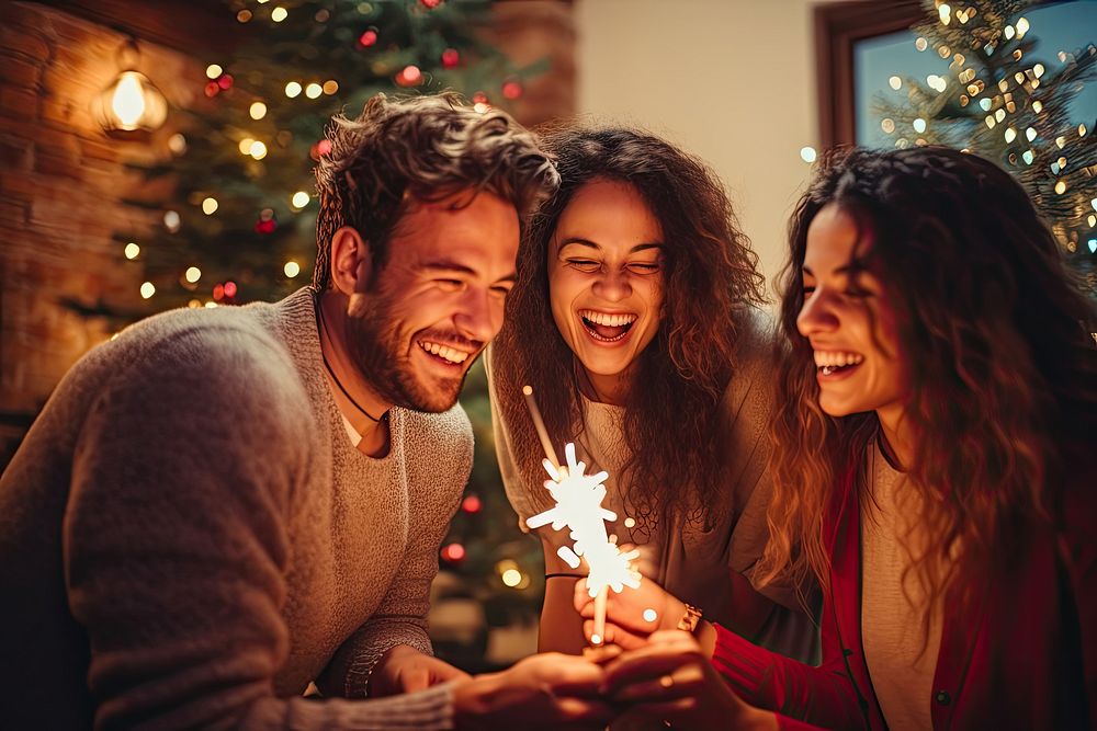 Christmas party christmas cheerful laughing. | Free Photo - rawpixel