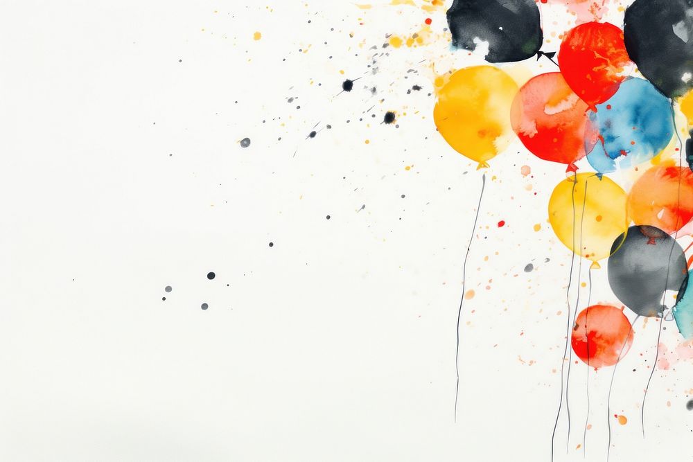 Balloons backgrounds abstract paper. | Free Photo Illustration - rawpixel