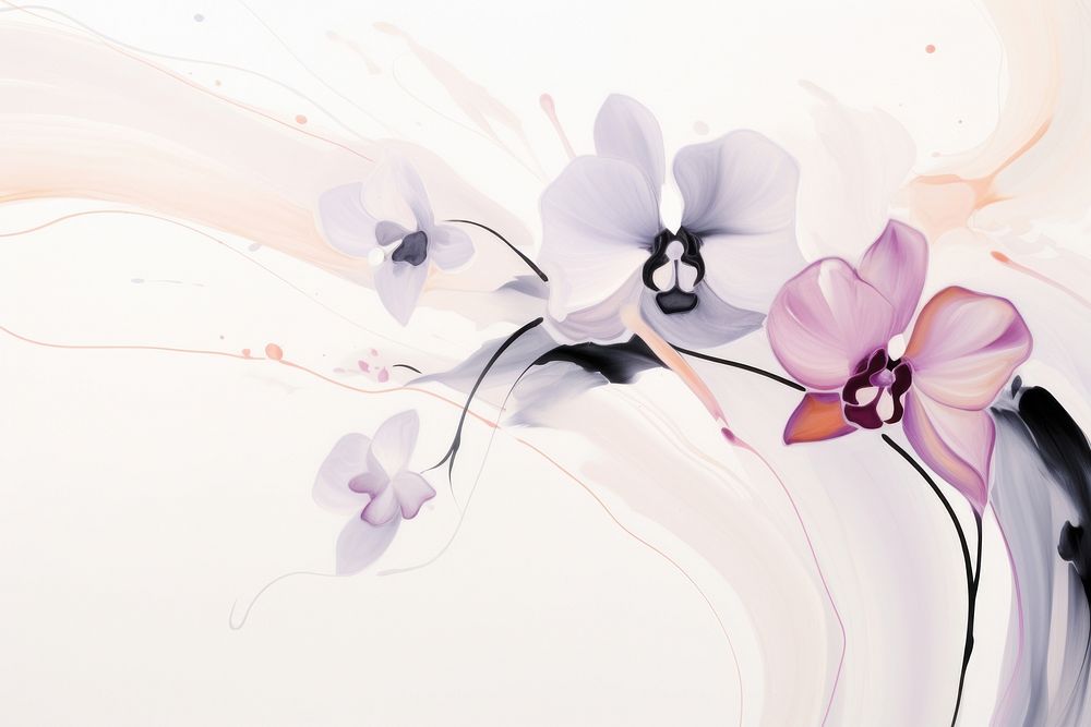 Orchids abstract flower plant. | Premium Photo Illustration - rawpixel