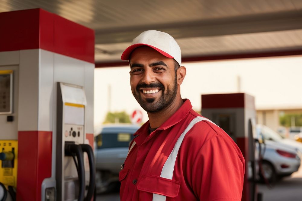 Qatar arab gas station worker | Premium Photo - rawpixel