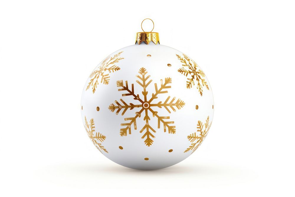 Christmas ornament snowflake white. AI | Free Photo - rawpixel