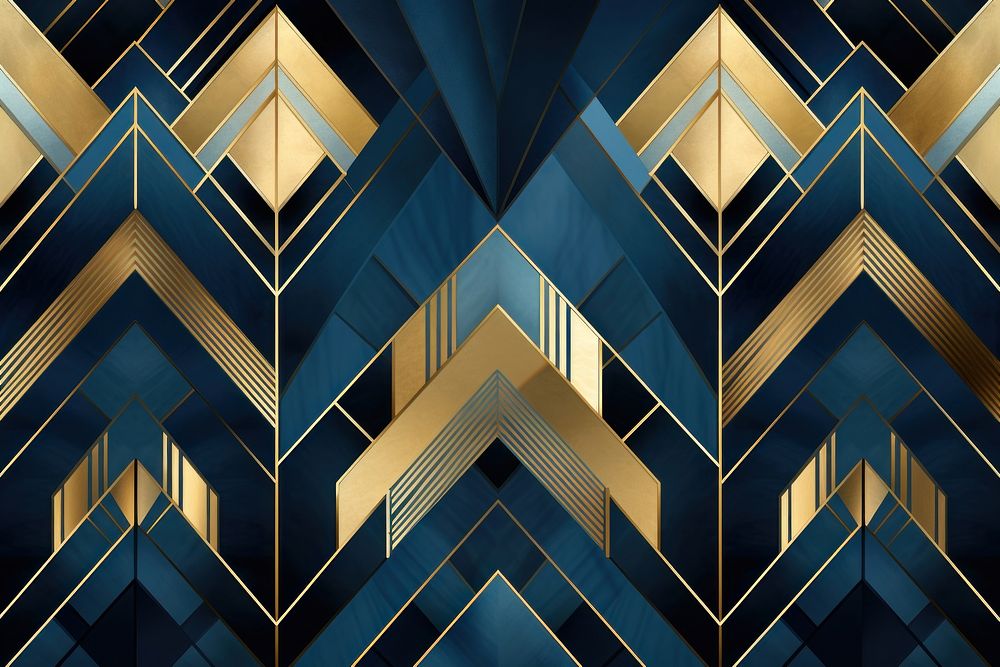 Art deco backgrounds pattern gold. | Premium Photo Illustration - rawpixel